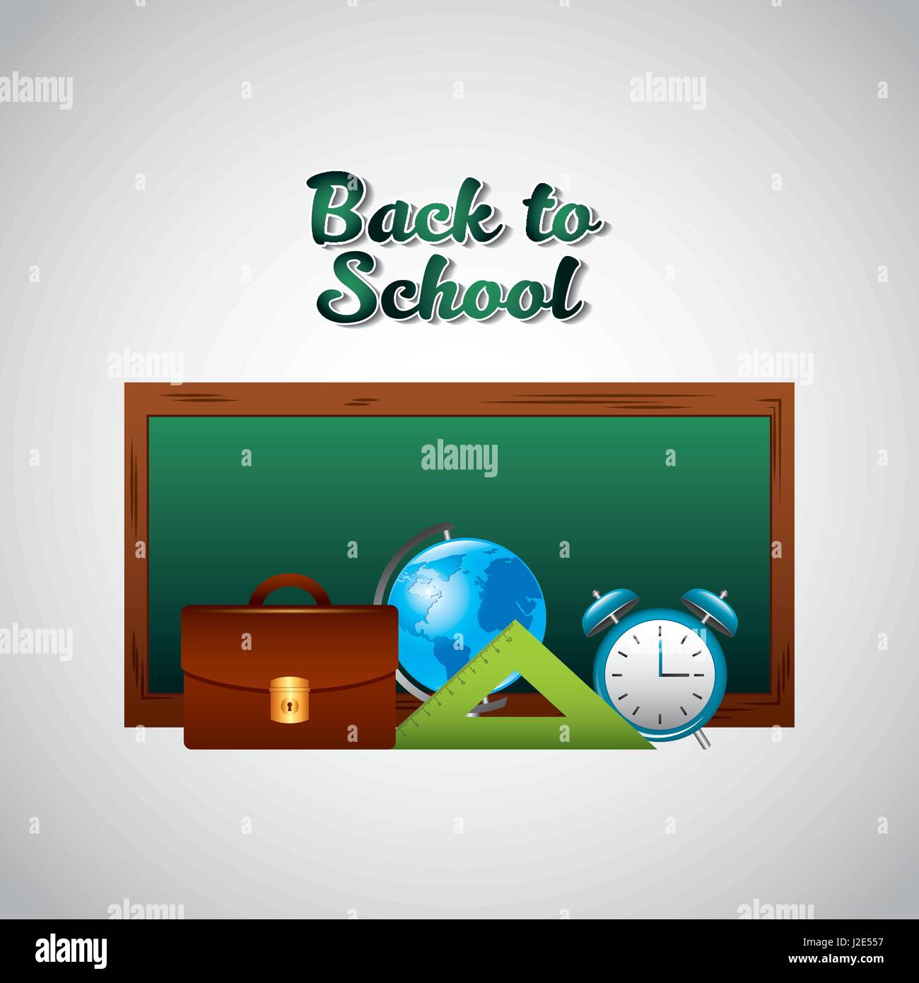 back to school with set supplies Stock Vector Image & Art - Alamy