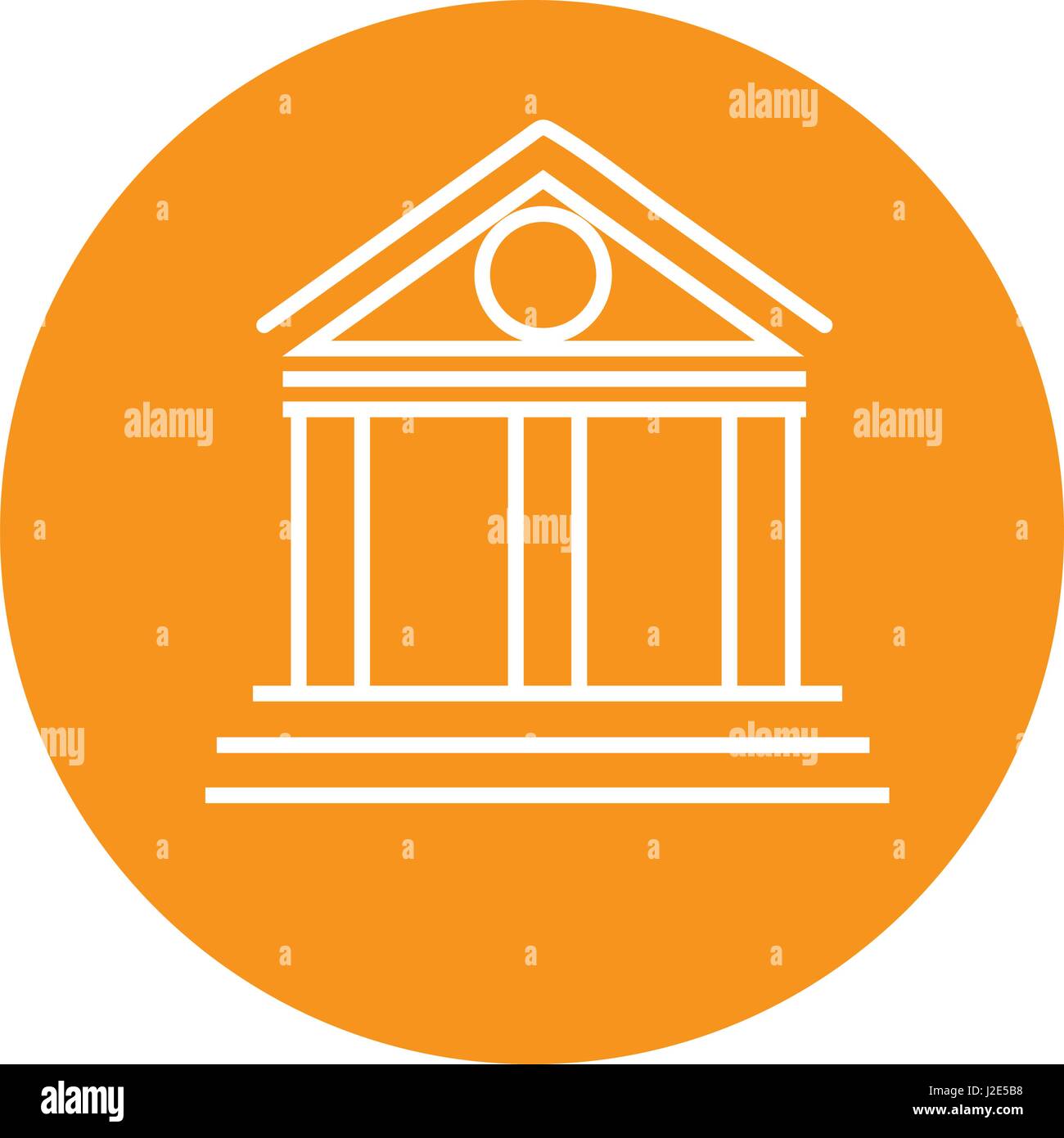 building with columns icon Stock Vector Image & Art - Alamy