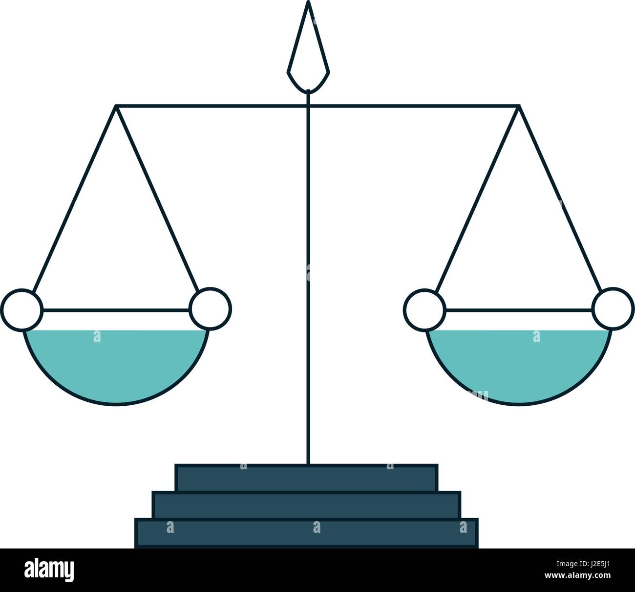 scale justice isolated icon Stock Vector Image & Art - Alamy