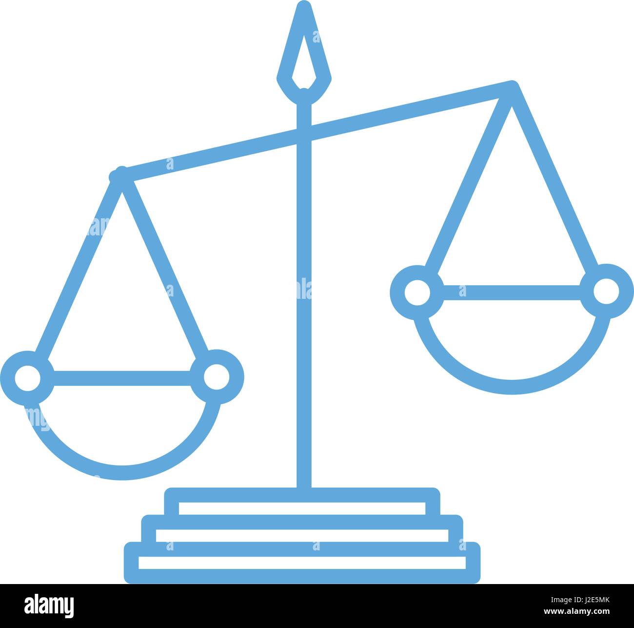 scale justice isolated icon Stock Vector Image & Art - Alamy