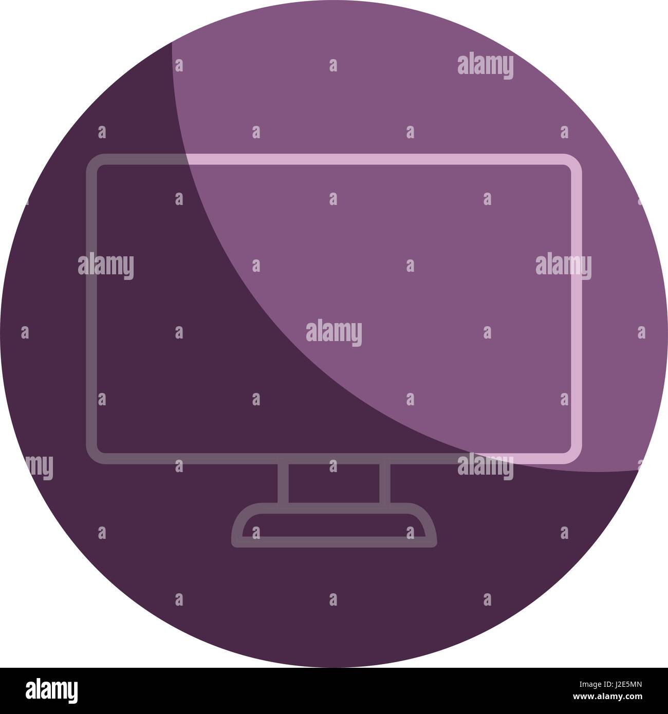 computer desktop with template icon Stock Vector Image & Art - Alamy