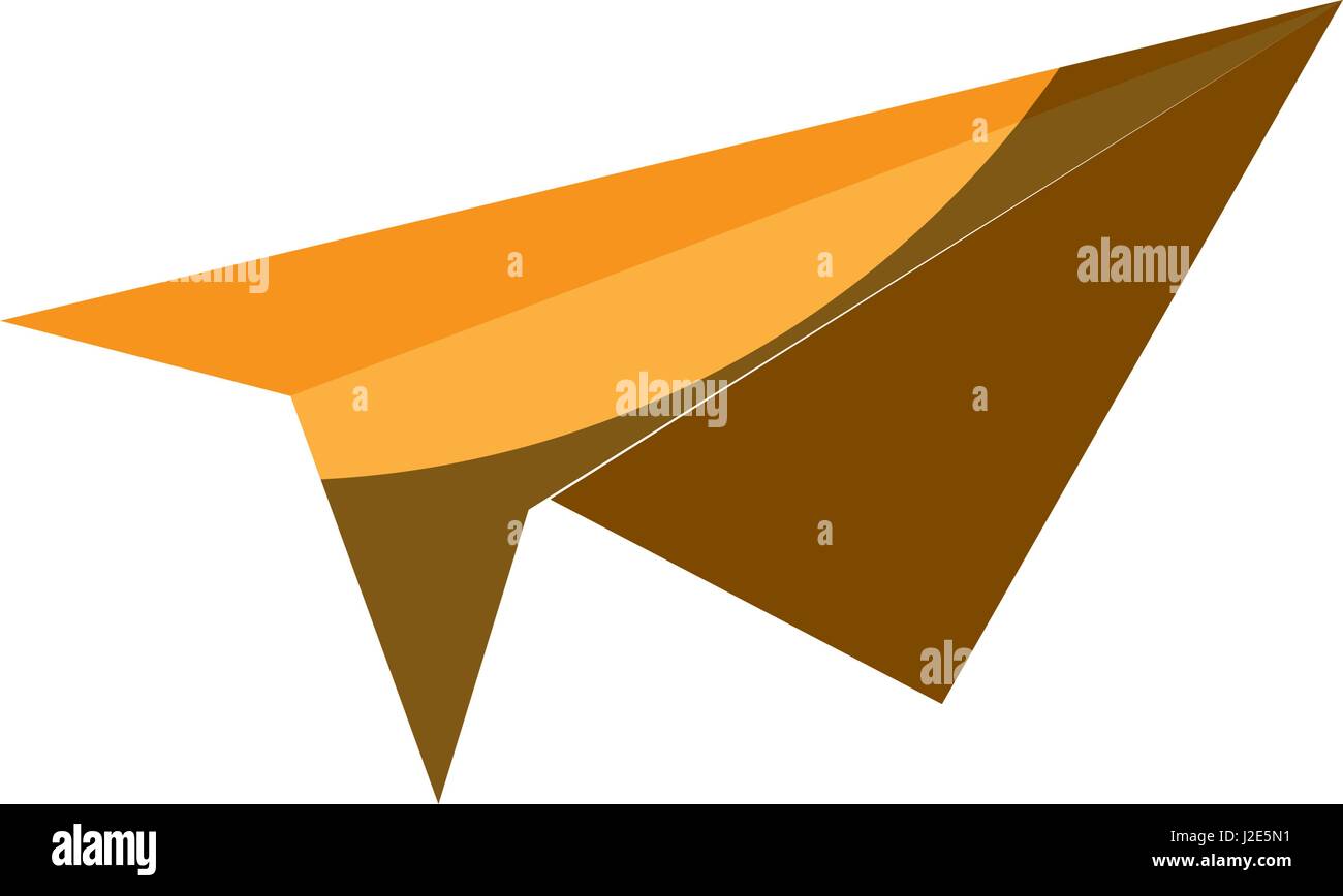 paper airplane isolated icon Stock Vector Image & Art - Alamy