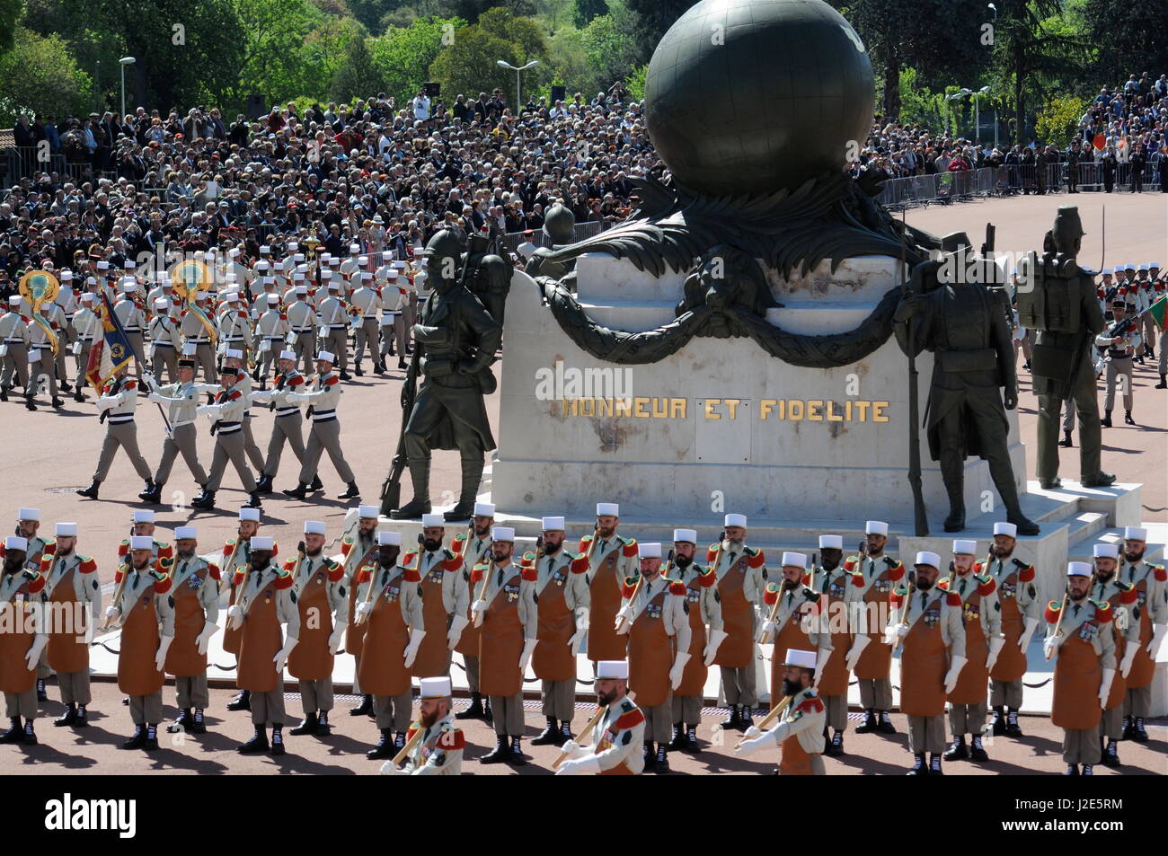 French Foreign Legion pay homage to its heroes on the occasion of ...