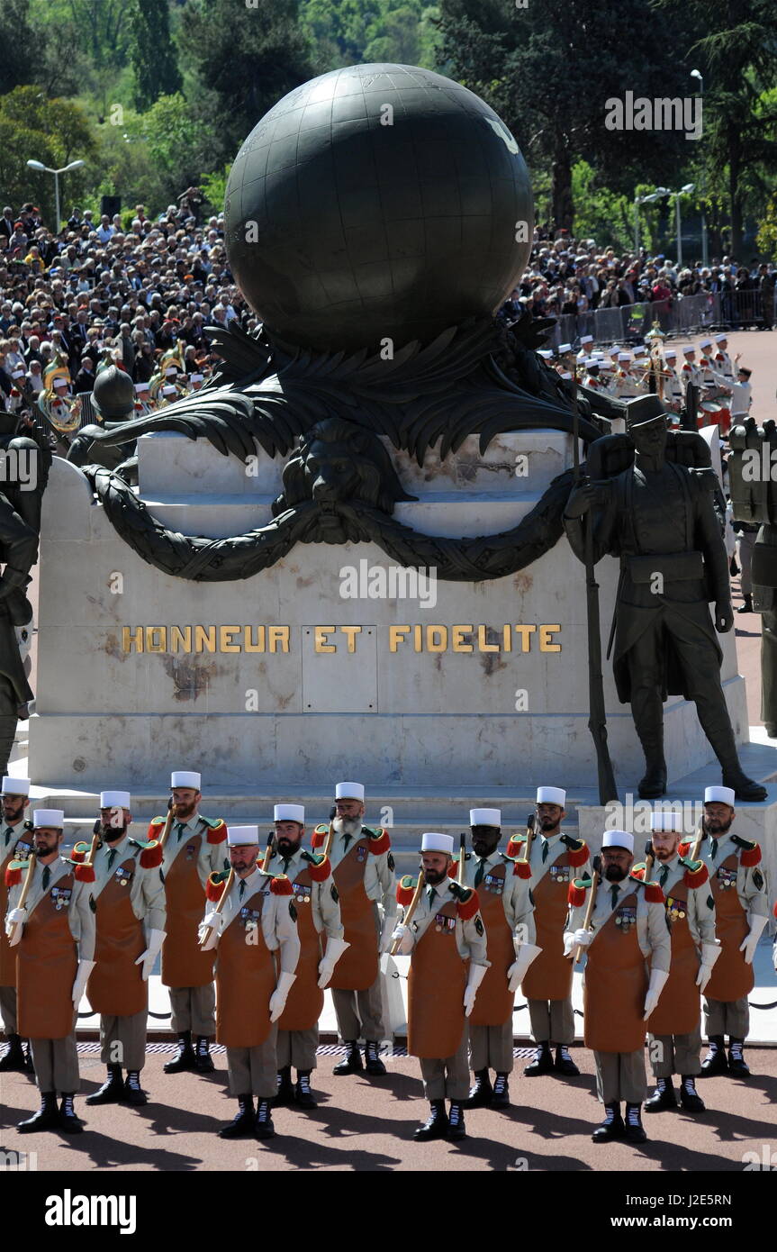 French Foreign Legion pay homage to its heroes on the occasion of ...
