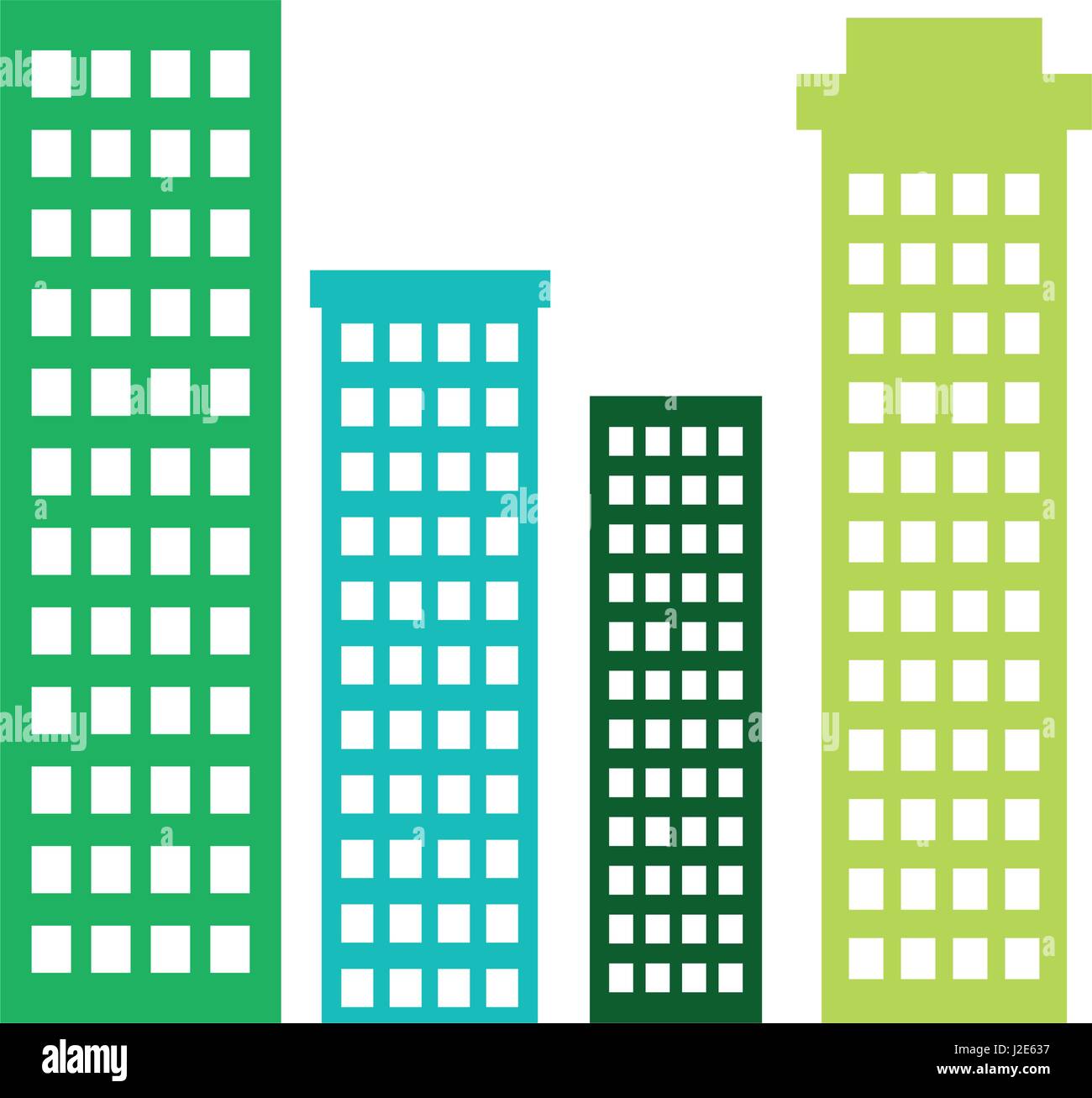 buildings cityscape isolated icon Stock Vector Image & Art - Alamy