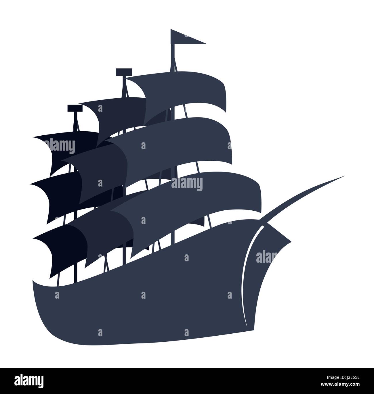 pirate ship icon Stock Vector Image & Art - Alamy