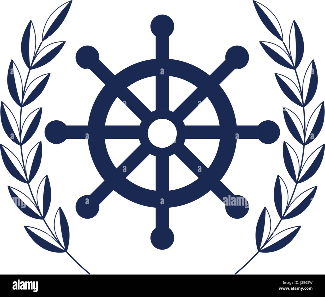 rudder wheel icon Stock Vector Image & Art - Alamy