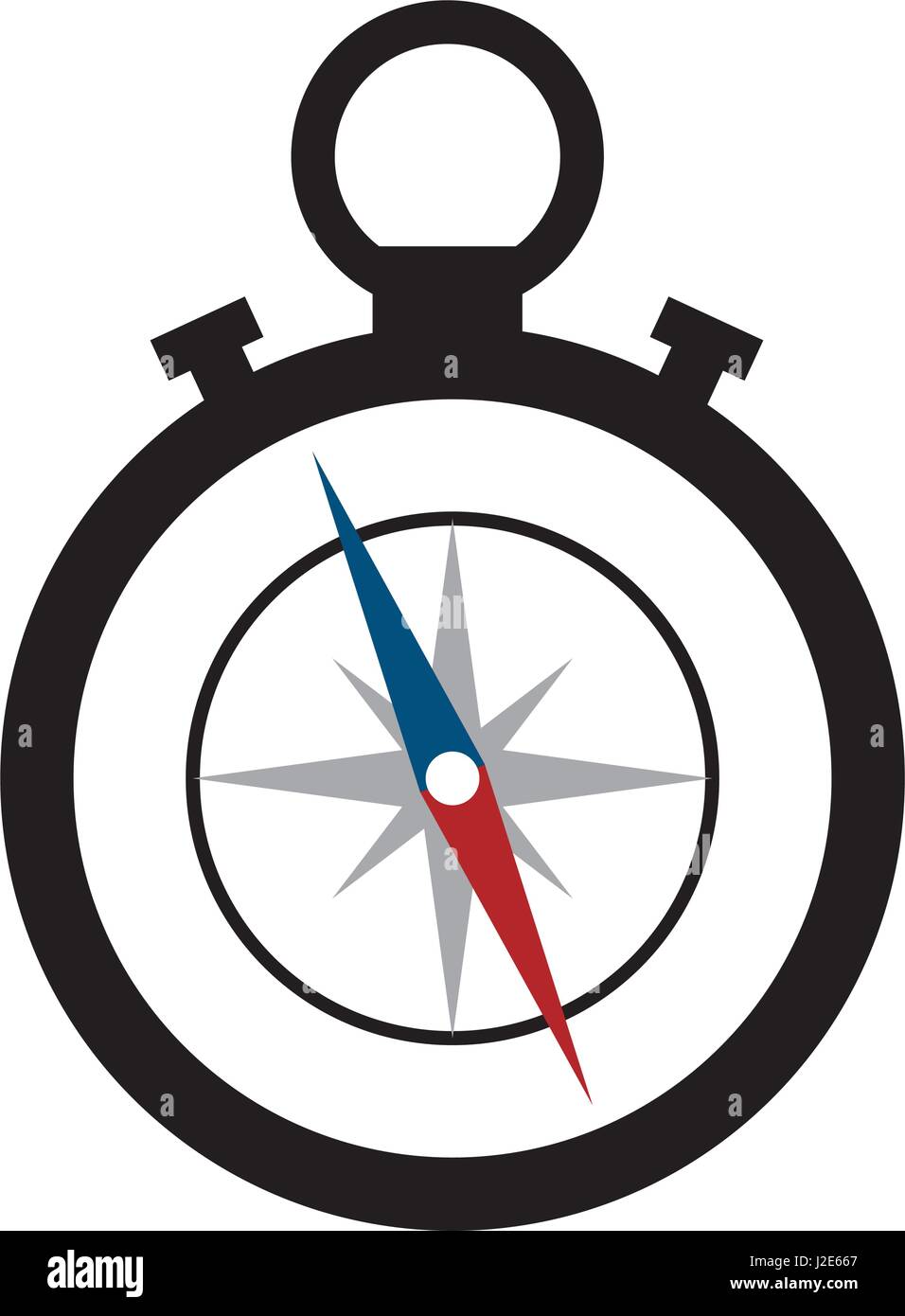 compass device icon Stock Vector Image & Art - Alamy