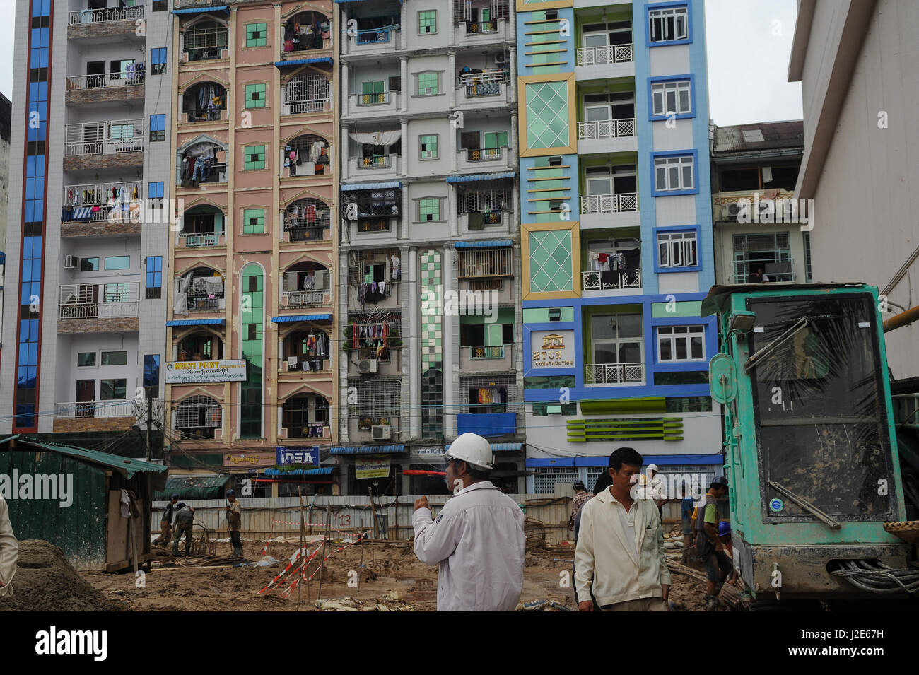 25.07.2013, Yangon, Republic of the Union of Myanmar, Asia ...