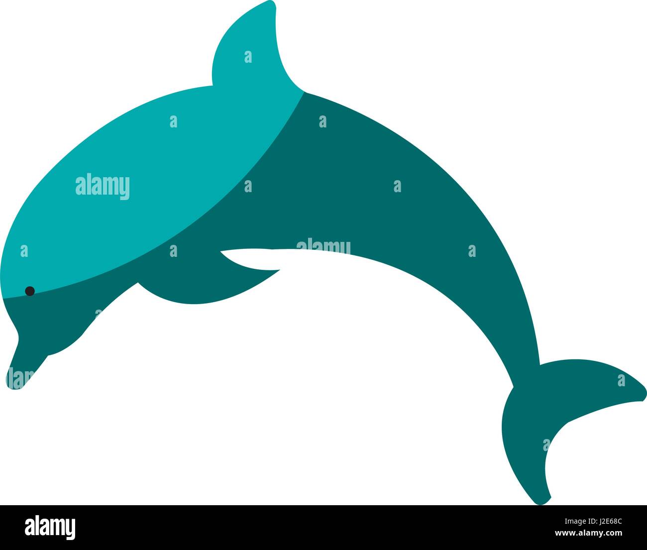 Caribbean dolphin Stock Vector Images - Alamy