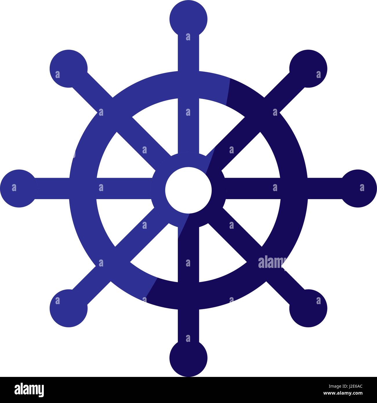 rudder wheel icon Stock Vector Image & Art - Alamy