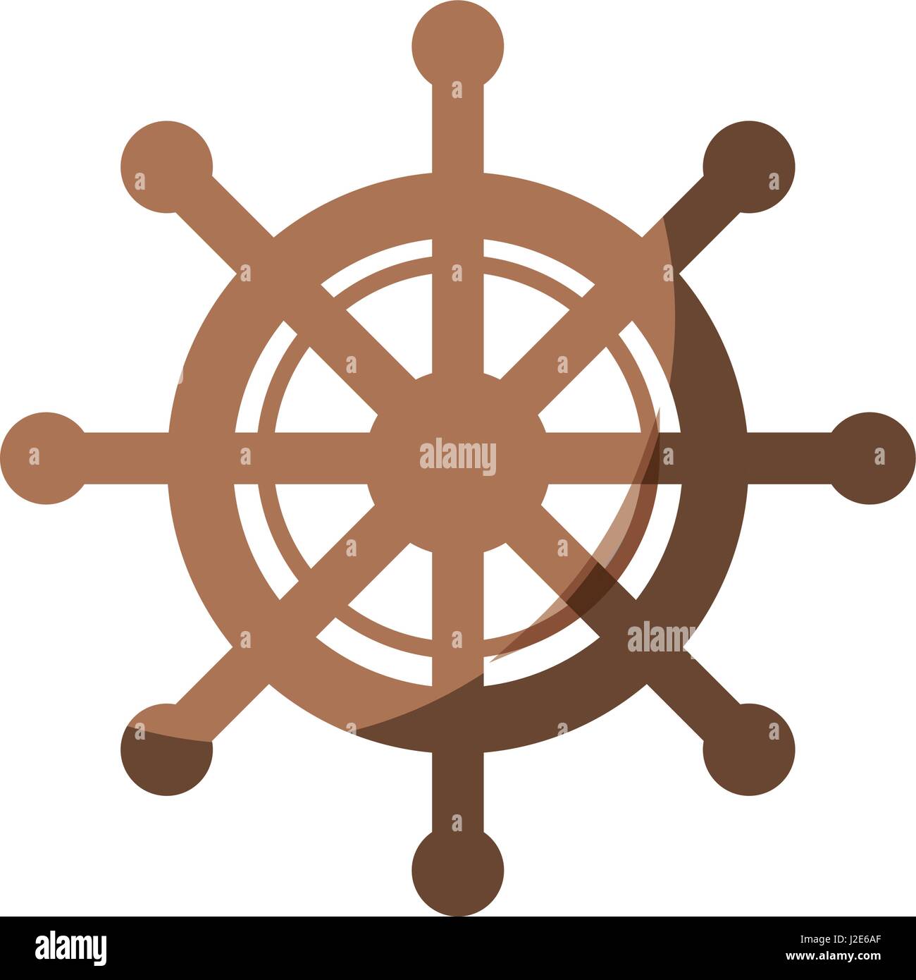 rudder wheel icon Stock Vector Image & Art - Alamy