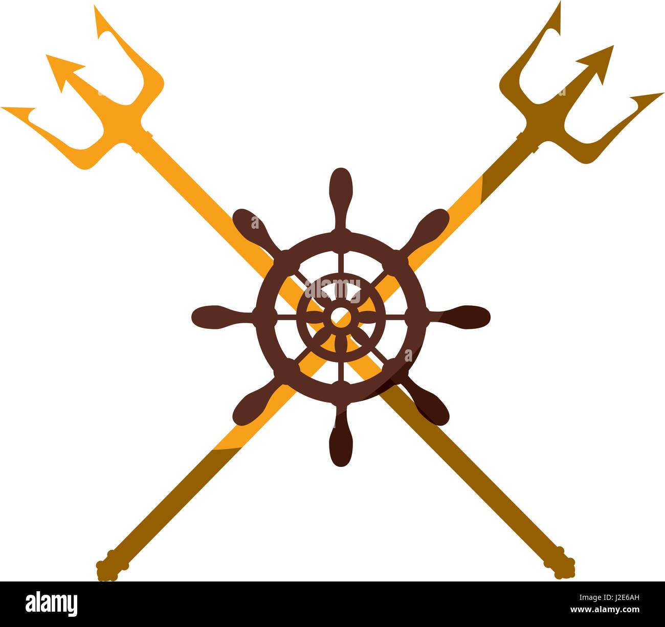 rudder wheel icon Stock Vector Image & Art - Alamy