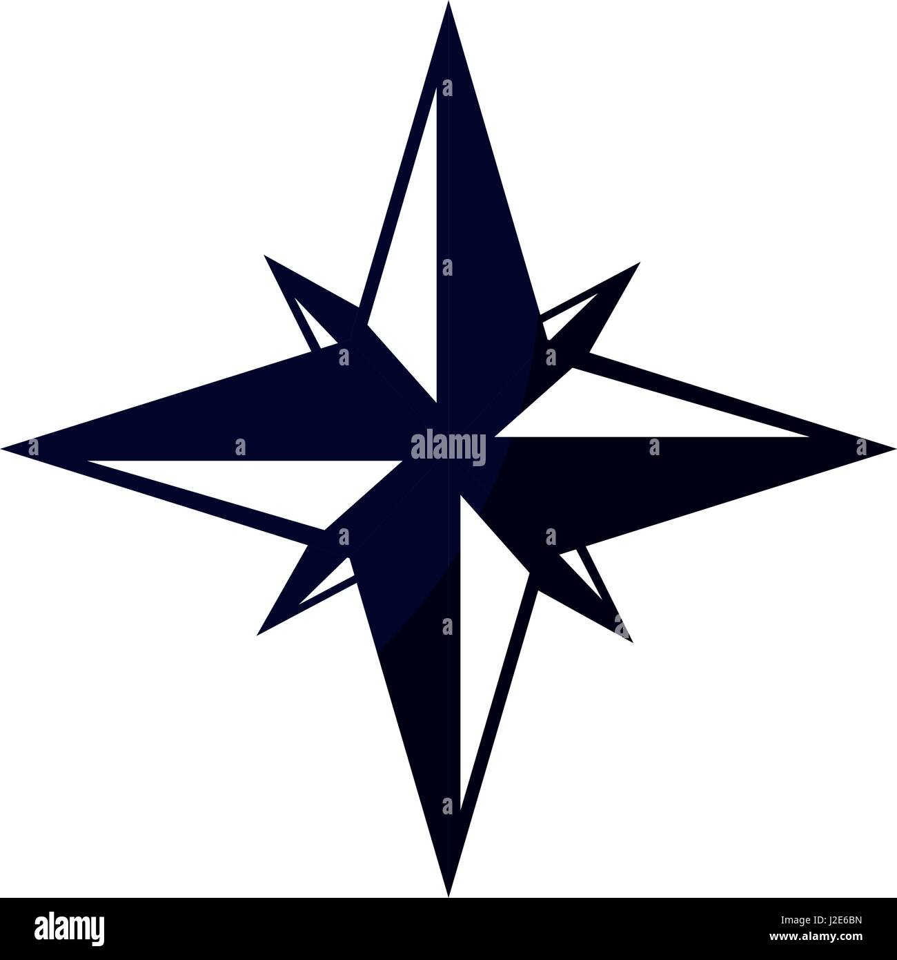 navigation star icon Stock Vector Image & Art - Alamy