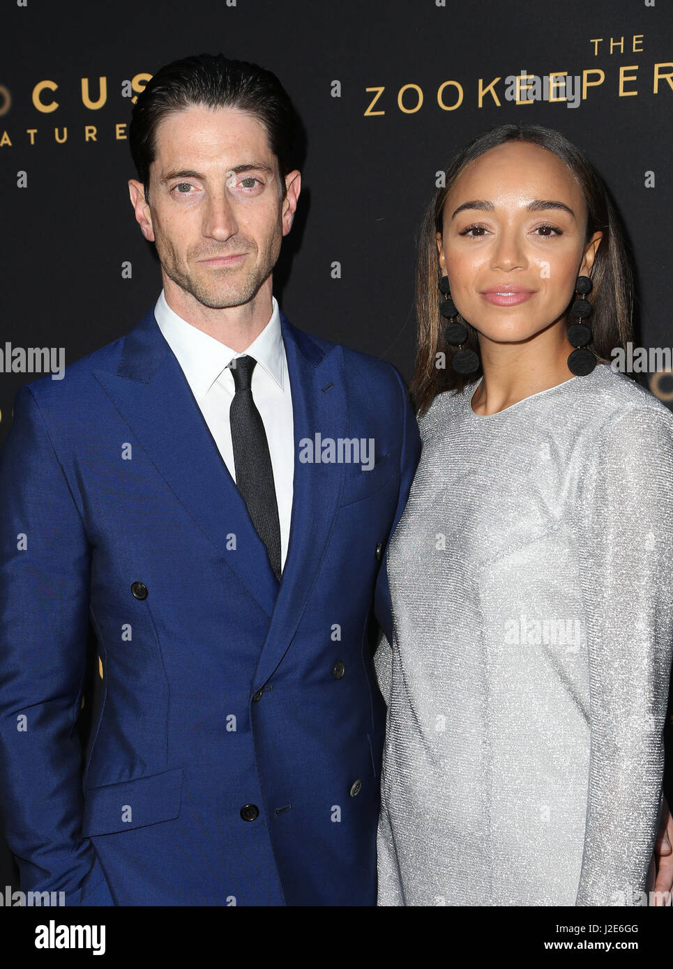 Premiere Of Focus Features' "The Zookeeper's Wife" Featuring: Iddo Goldberg, Ashley Madekwe ...