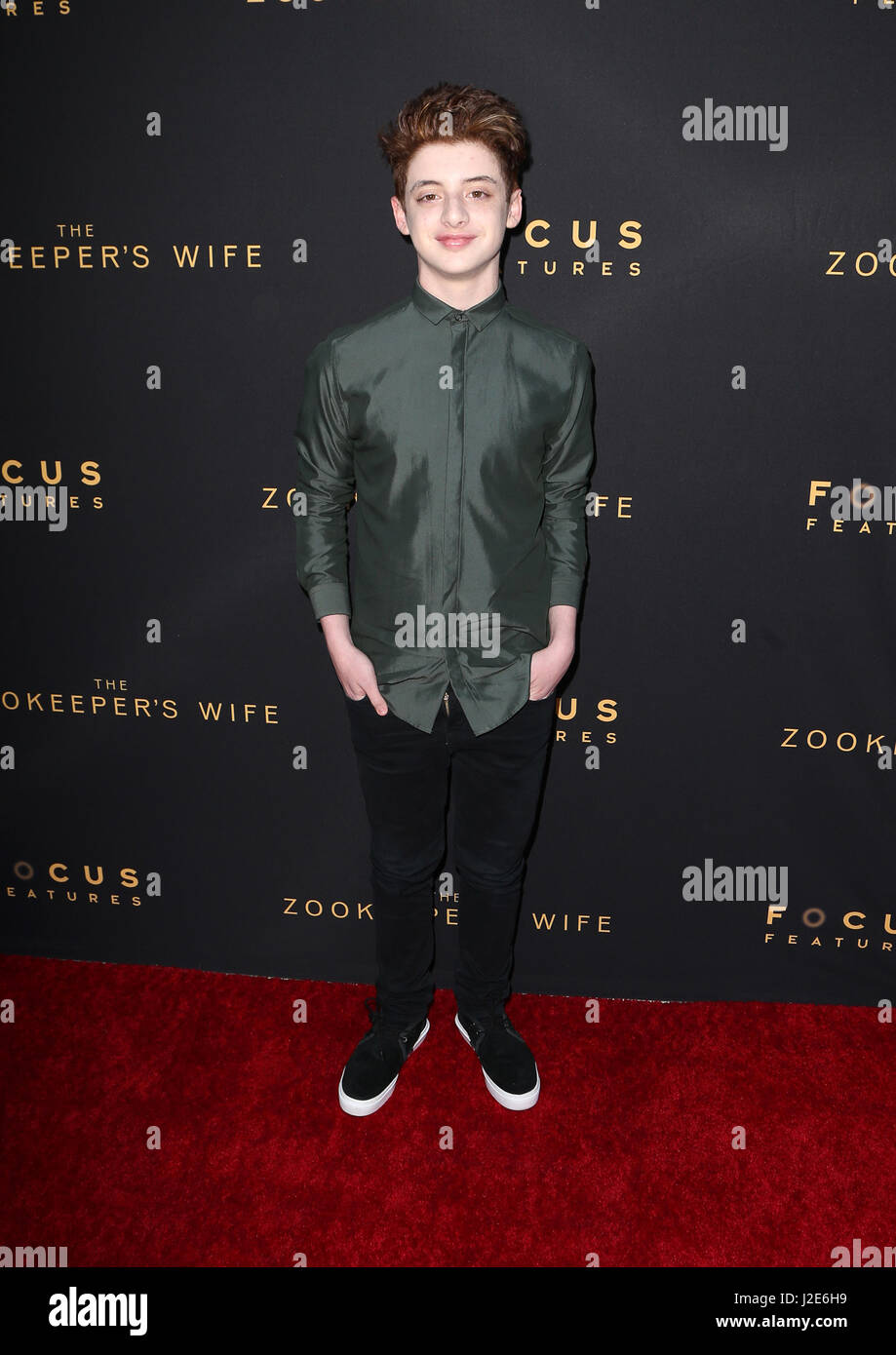 Premiere Of Focus Features' "The Zookeeper's Wife" Featuring: Thomas ...
