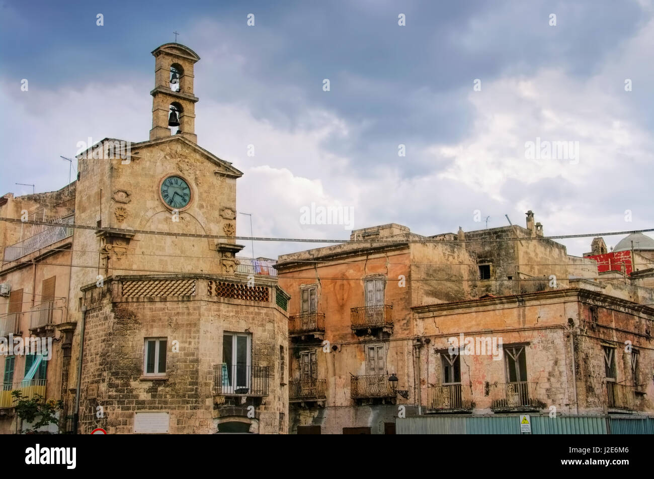 old town Taranto in Apulia, Italy Stock Photo - Alamy