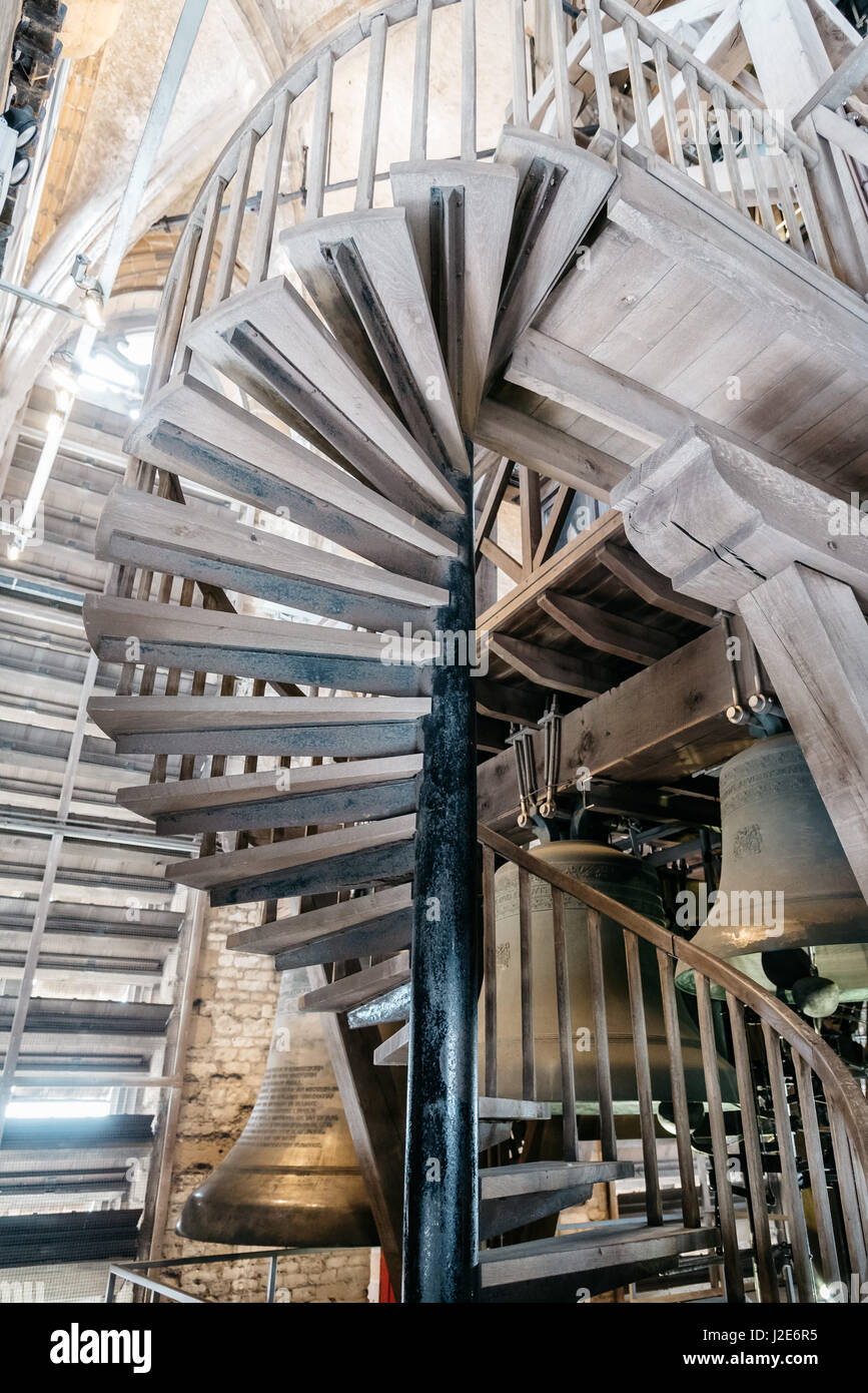 Old mechanism tower clock bells hi-res stock photography and images - Alamy