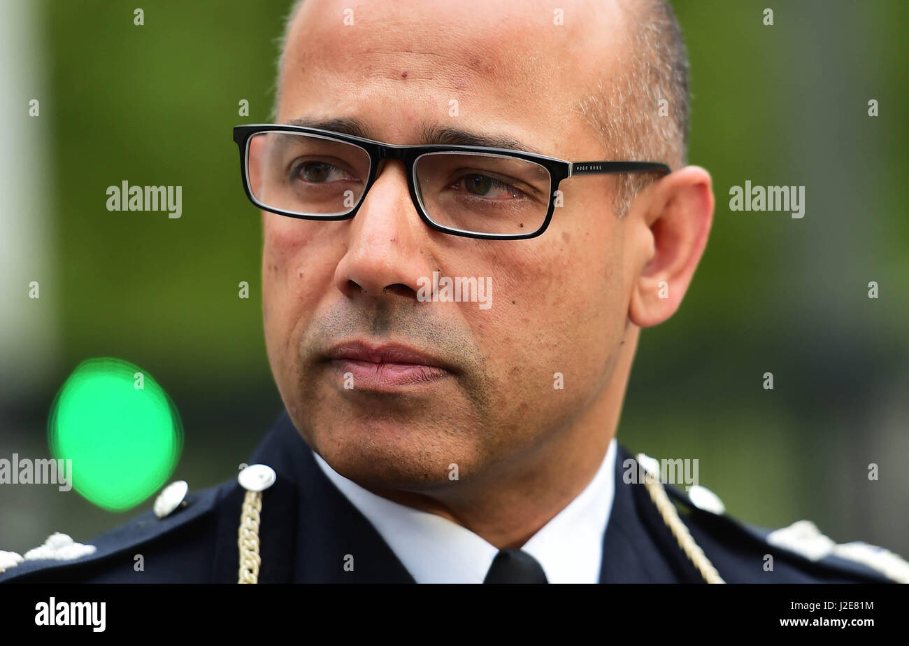 Metropolitan Police Deputy Assistant Commissioner Neil Basu speaks to ...