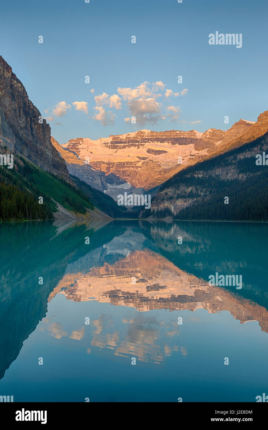 Canada, Banff National Park, Lake Louise, with Mount Victoria and ...
