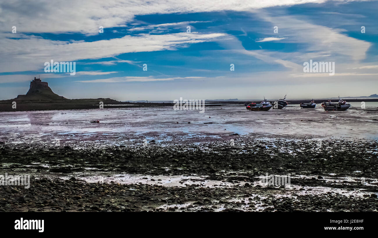 Lindisfarne Holy Island Northumbria Stock Photo - Alamy