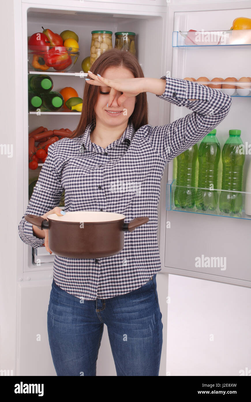 Rotten food fridge hi-res stock photography and images - Alamy