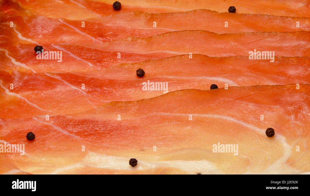 Italian speck smoked prosciutto hi-res stock photography and images - Alamy