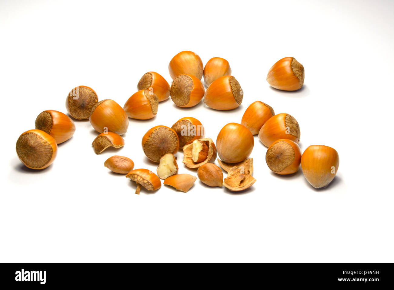 Fresh peeled hazelnuts isolated hi-res stock photography and images - Alamy