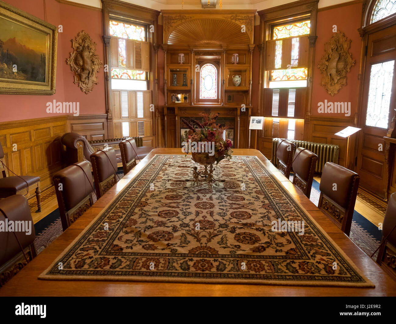 Canada, British Columbia, Victoria, Craigdarroch Castle, completed 1890 ...