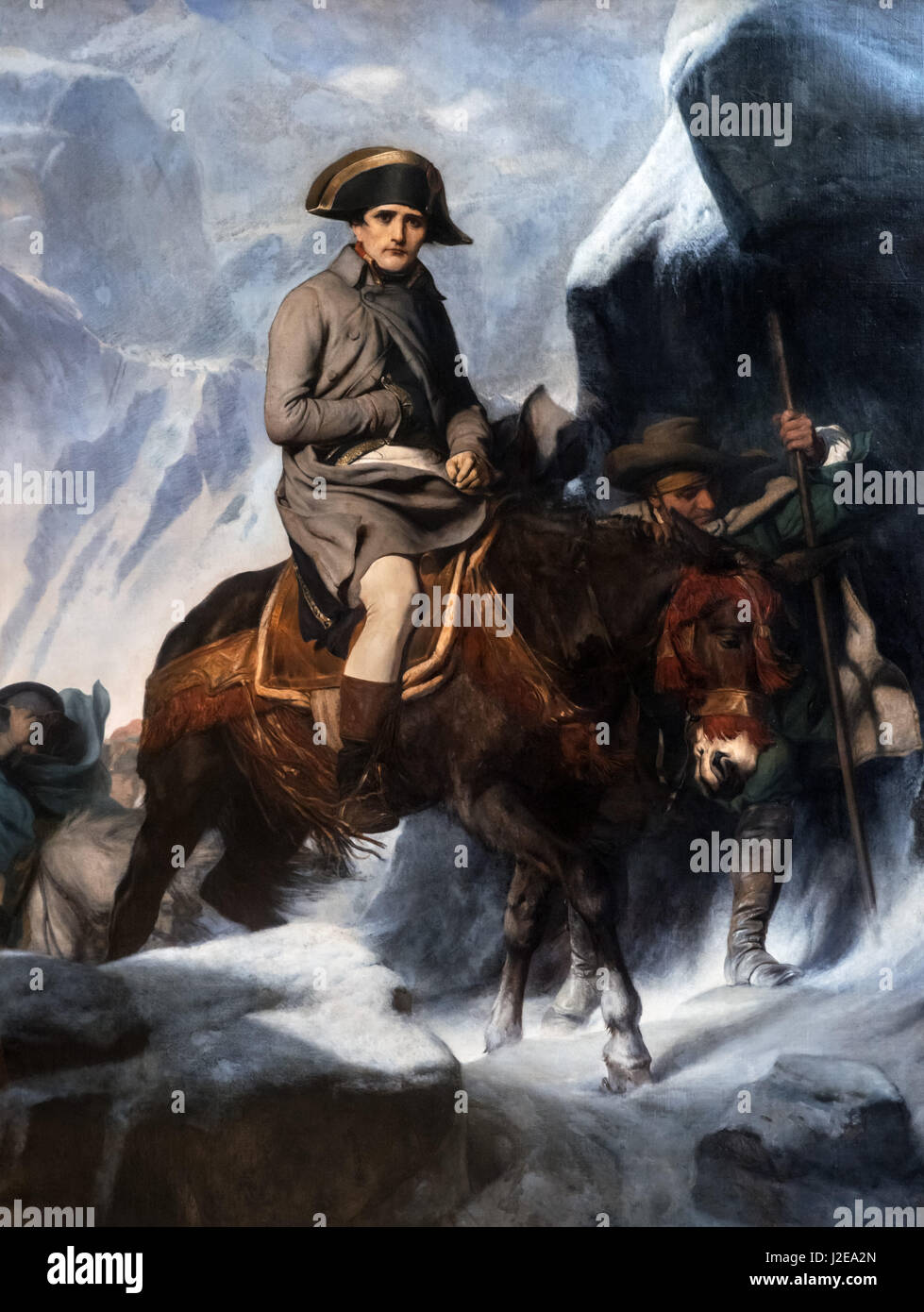 Napoleon crossing the alps hi-res stock photography and images - Alamy