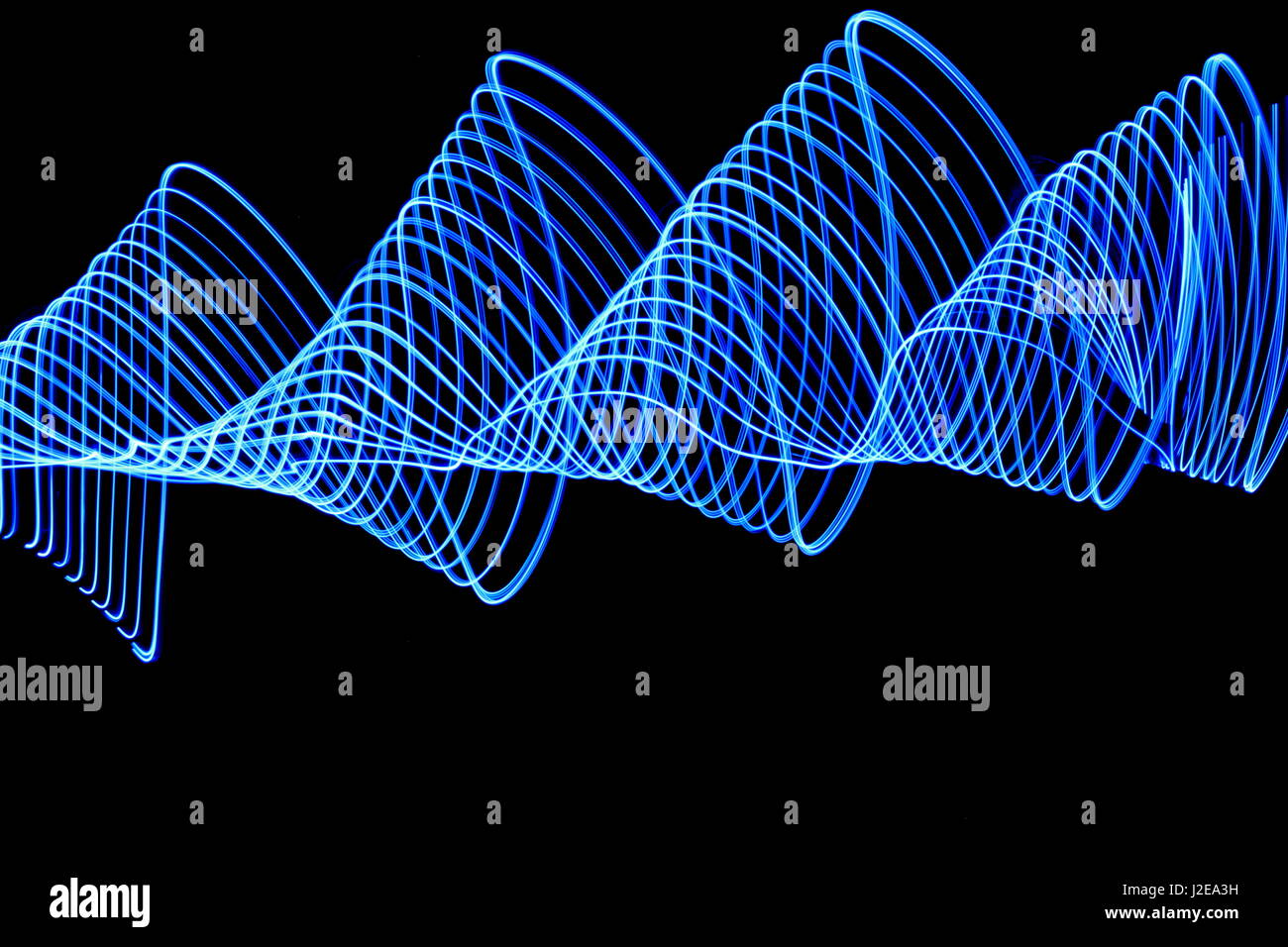 Light blue wavy lines hi-res stock photography and images - Alamy