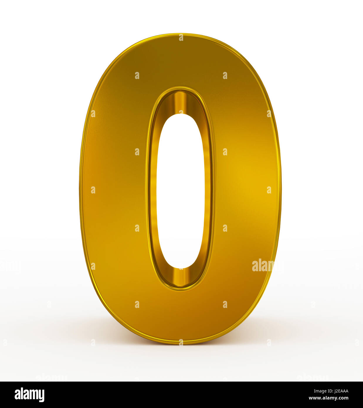 3d gold 0 hi-res stock photography and images - Alamy