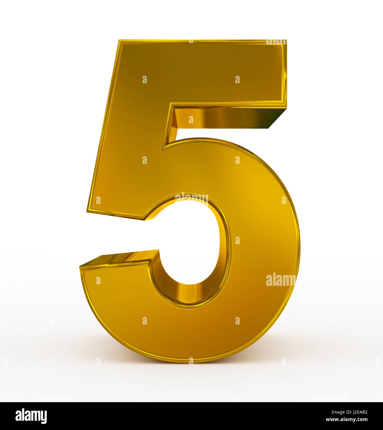 Golden number 5 hi-res stock photography and images - Alamy