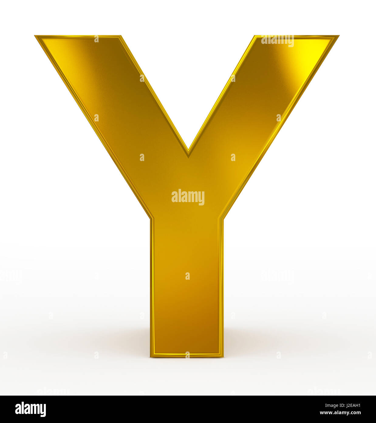 Y Letter In Gold