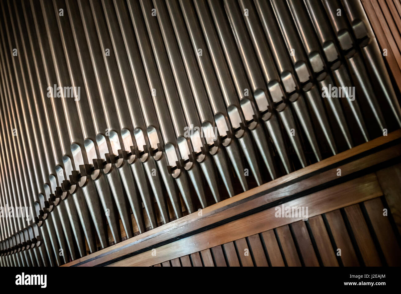 Christian detaill - organ in church Stock Photo - Alamy