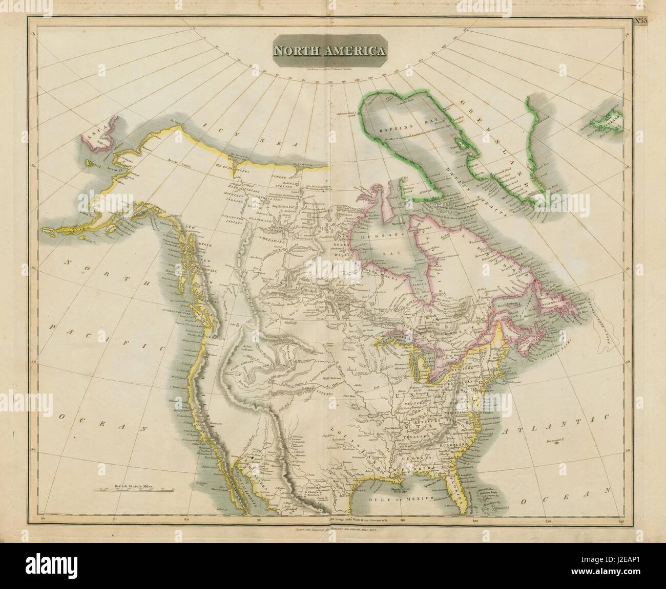 America indian map hi-res stock photography and images - Alamy