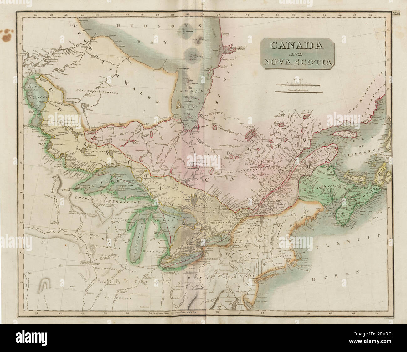 "Canada and Nova Scotia" by John Thomson. British North America 1817 ...