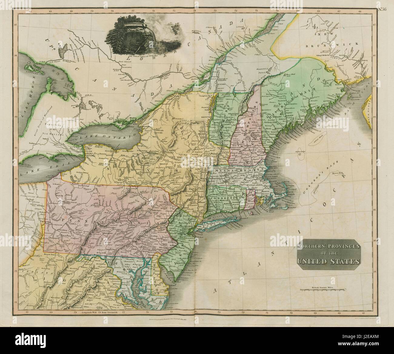 "Northern provinces of the United States". THOMSON. District of Main[e ...