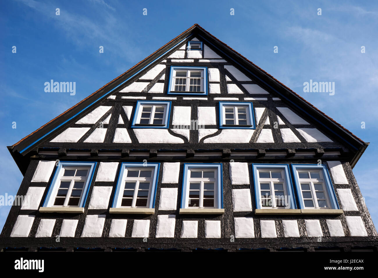 Half timbered gable old hi-res stock photography and images - Alamy