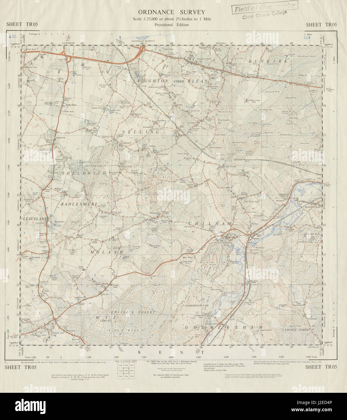 Os map kent hi-res stock photography and images - Alamy