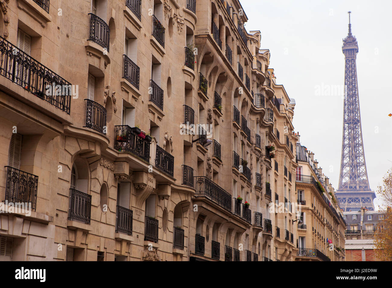 The streets of Paris are home to many intricately designed balconies ...