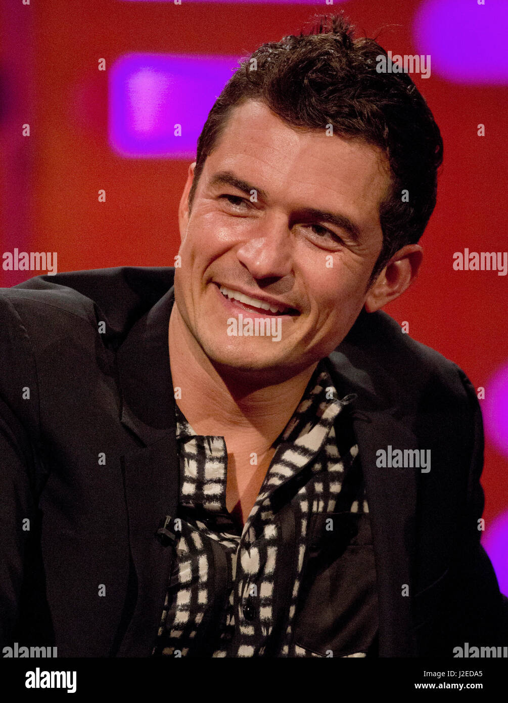 Orlando Bloom during the filming of the Graham Norton Show at The ...