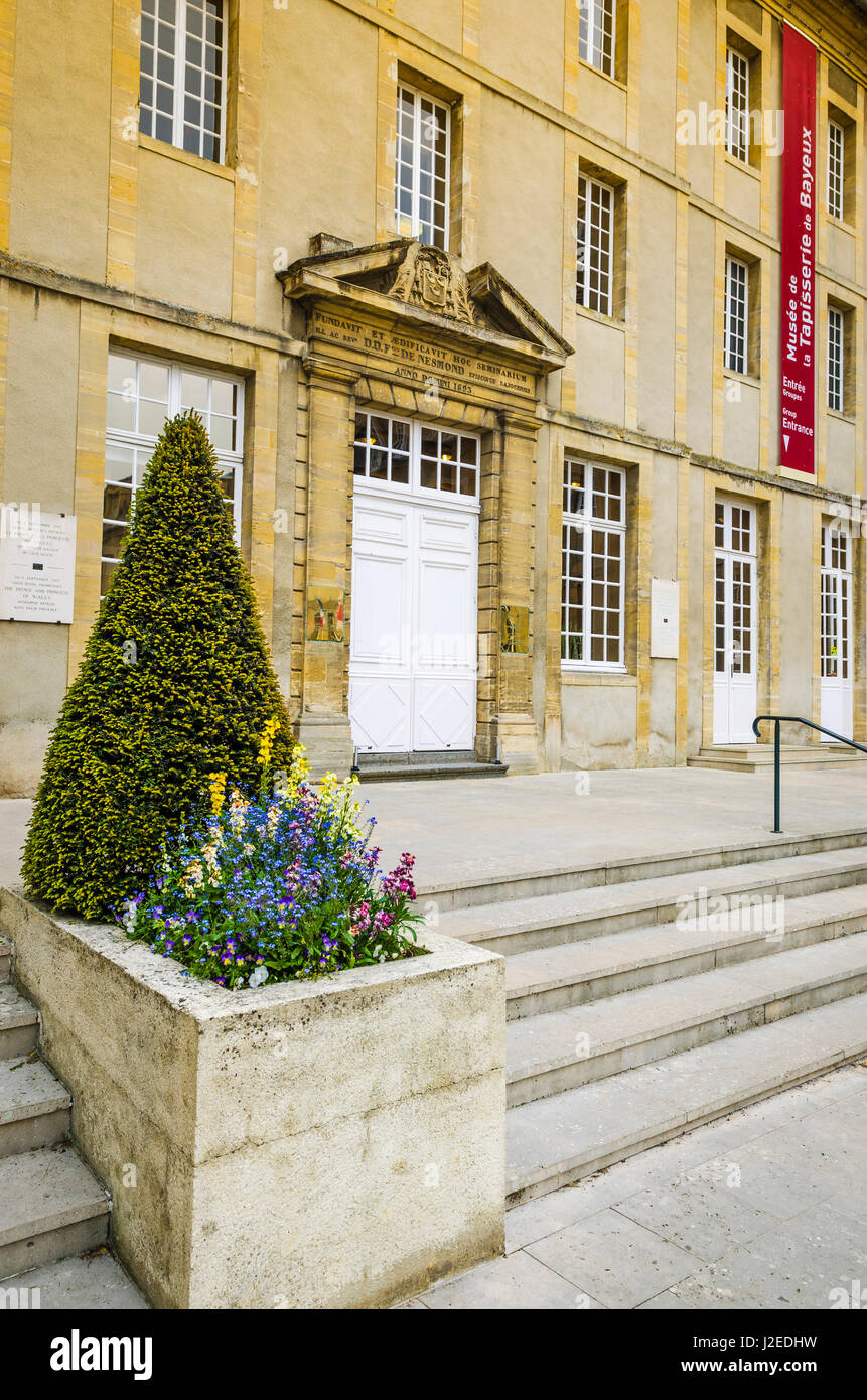 Bayeux Tapestry Museum, Bayeux, Normandy, France Stock Photo - Alamy