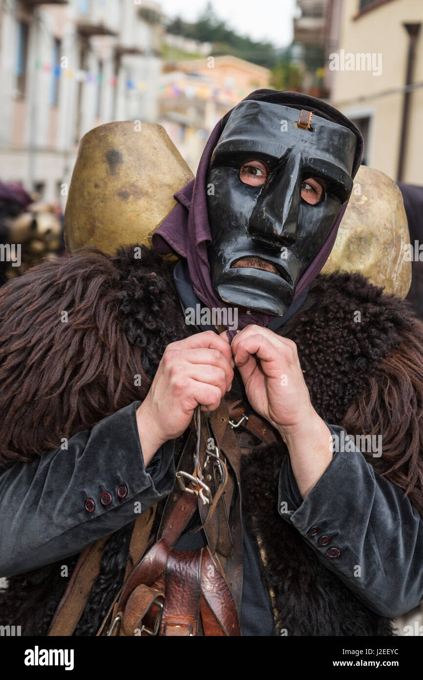 Sardinia mamoiada festival mamuthones hi-res stock photography and ...