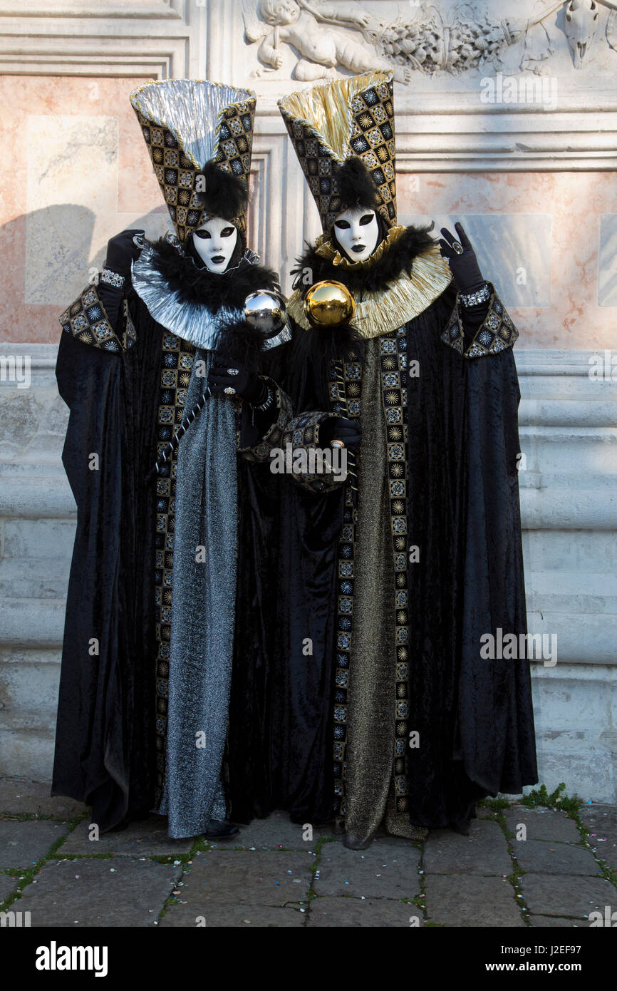 Venice, Italy. Mask and Costumes at Carnival Stock Photo - Alamy