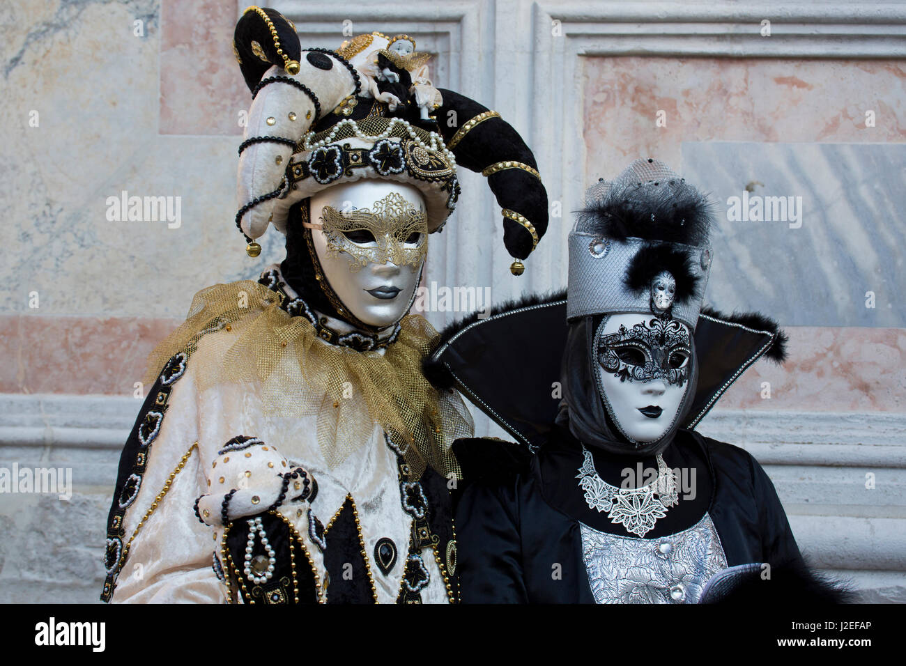 Venice, Italy. Mask and Costumes at Carnival Stock Photo - Alamy