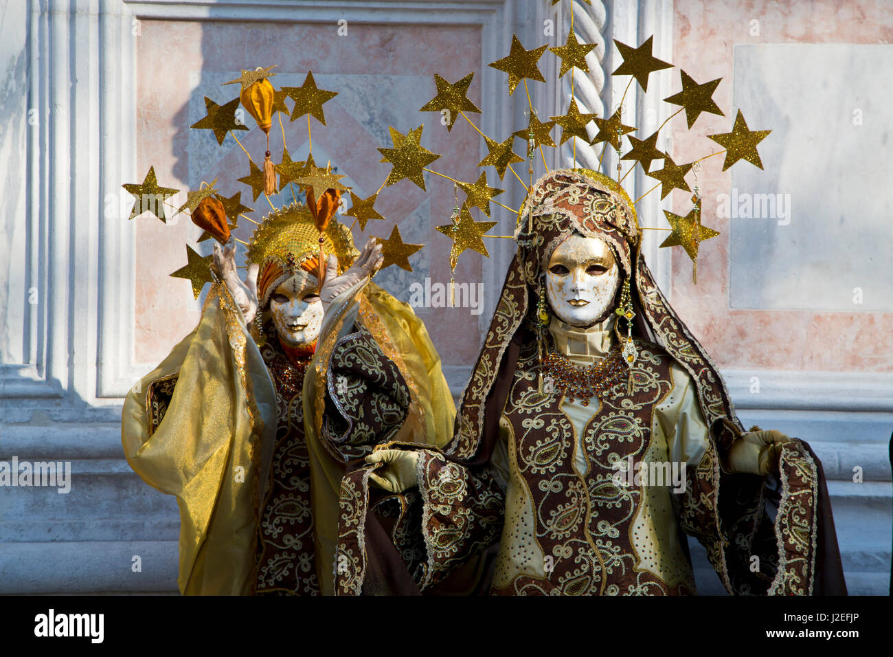 Venice, Italy. Mask and Costumes at Carnival Stock Photo - Alamy