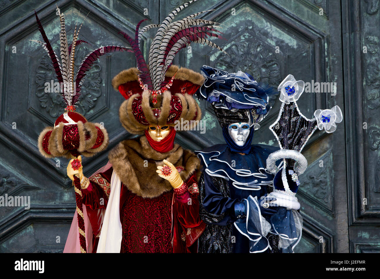 Venice, Italy. Mask and Costumes at Carnival Stock Photo - Alamy