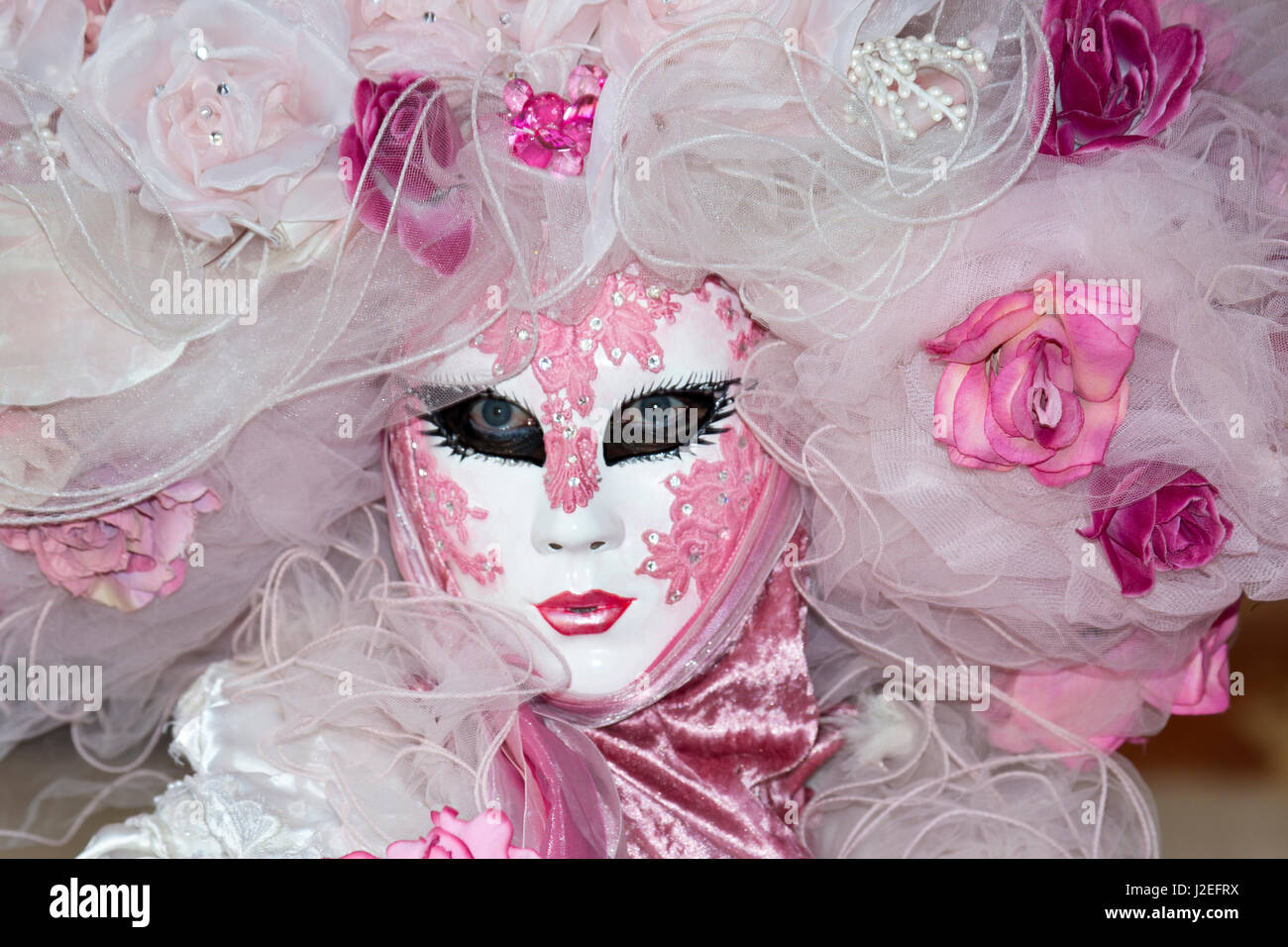 Venice, Italy. Mask and Costumes at Carnival Stock Photo - Alamy