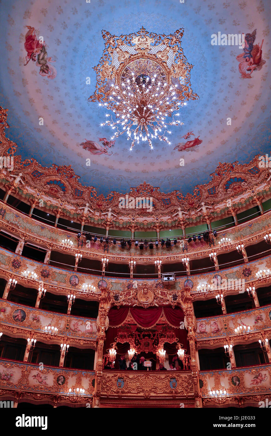 Venice Opera House Interior, Venice, Italy Stock Photo - Alamy